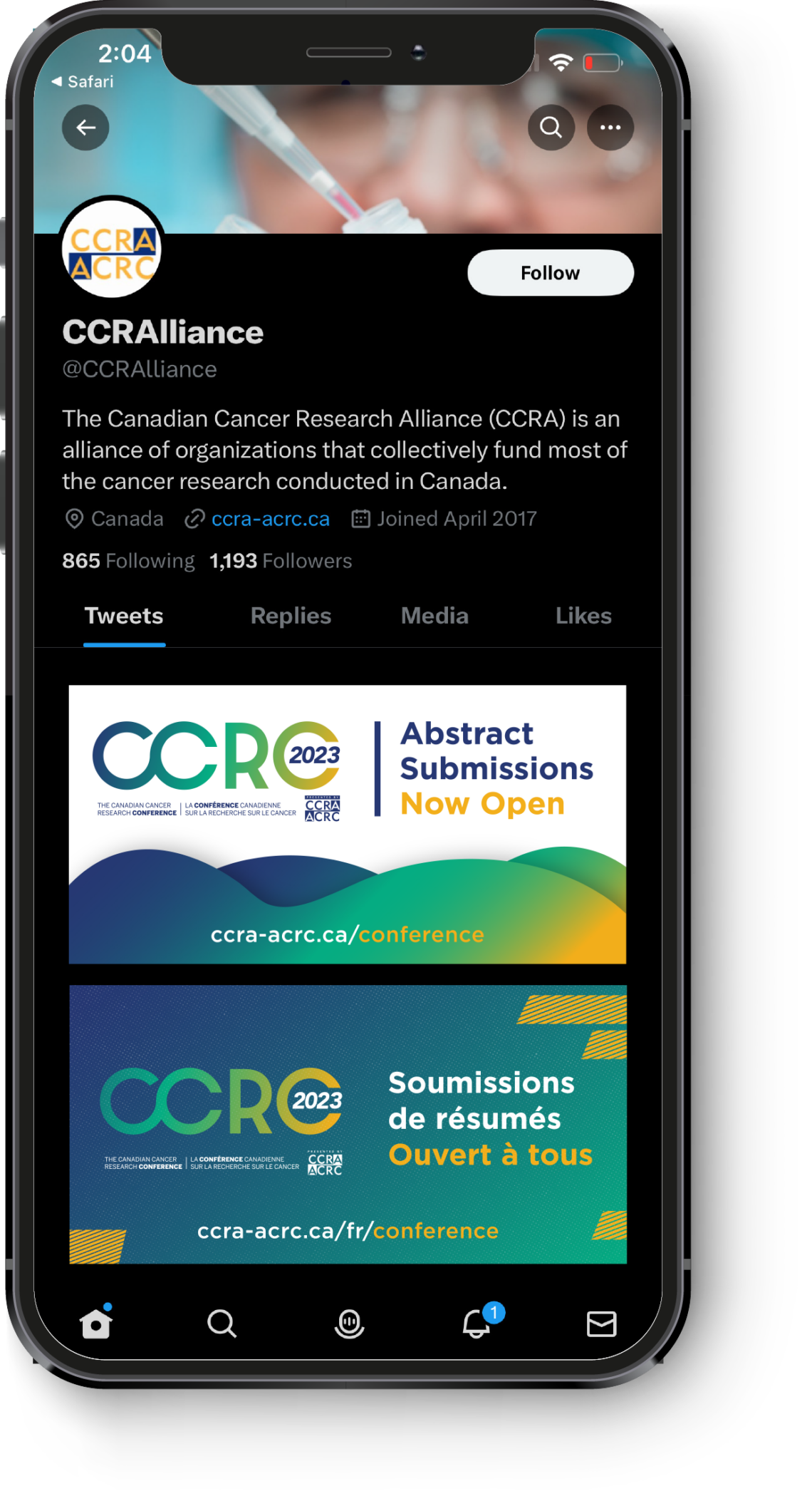 Canadian Cancer Research Alliance — Syntax Strategic