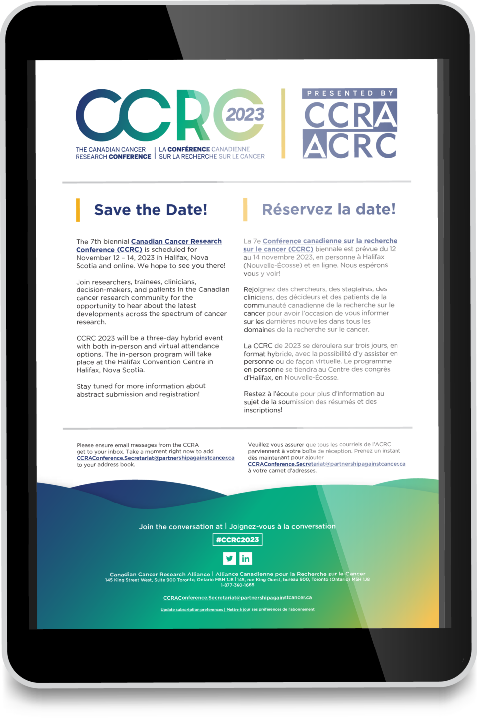 Canadian Cancer Research Alliance — Syntax Strategic